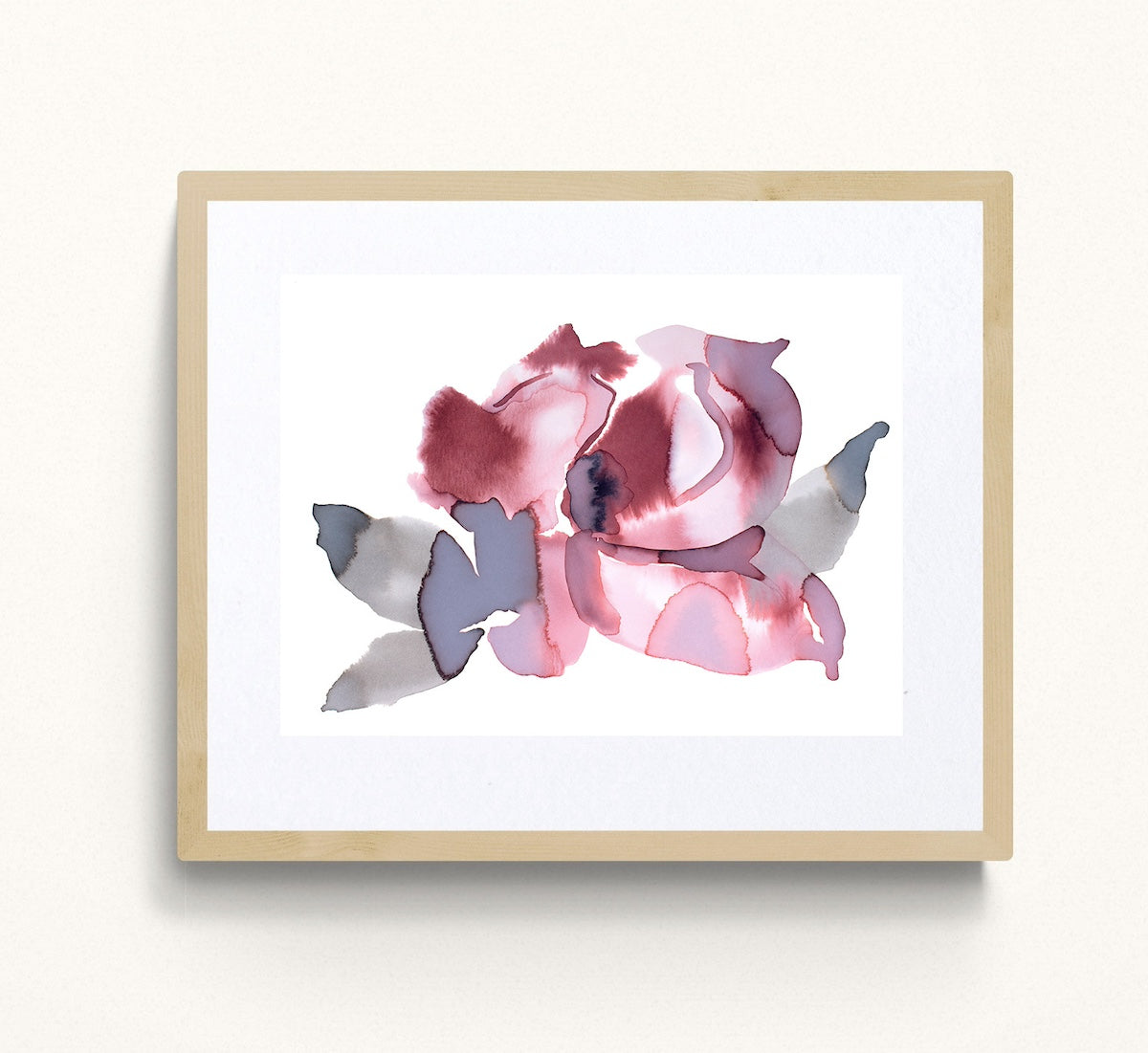 Abstract Floral No. 2 - Original Watercolor Floral Painting – Elizabeth ...