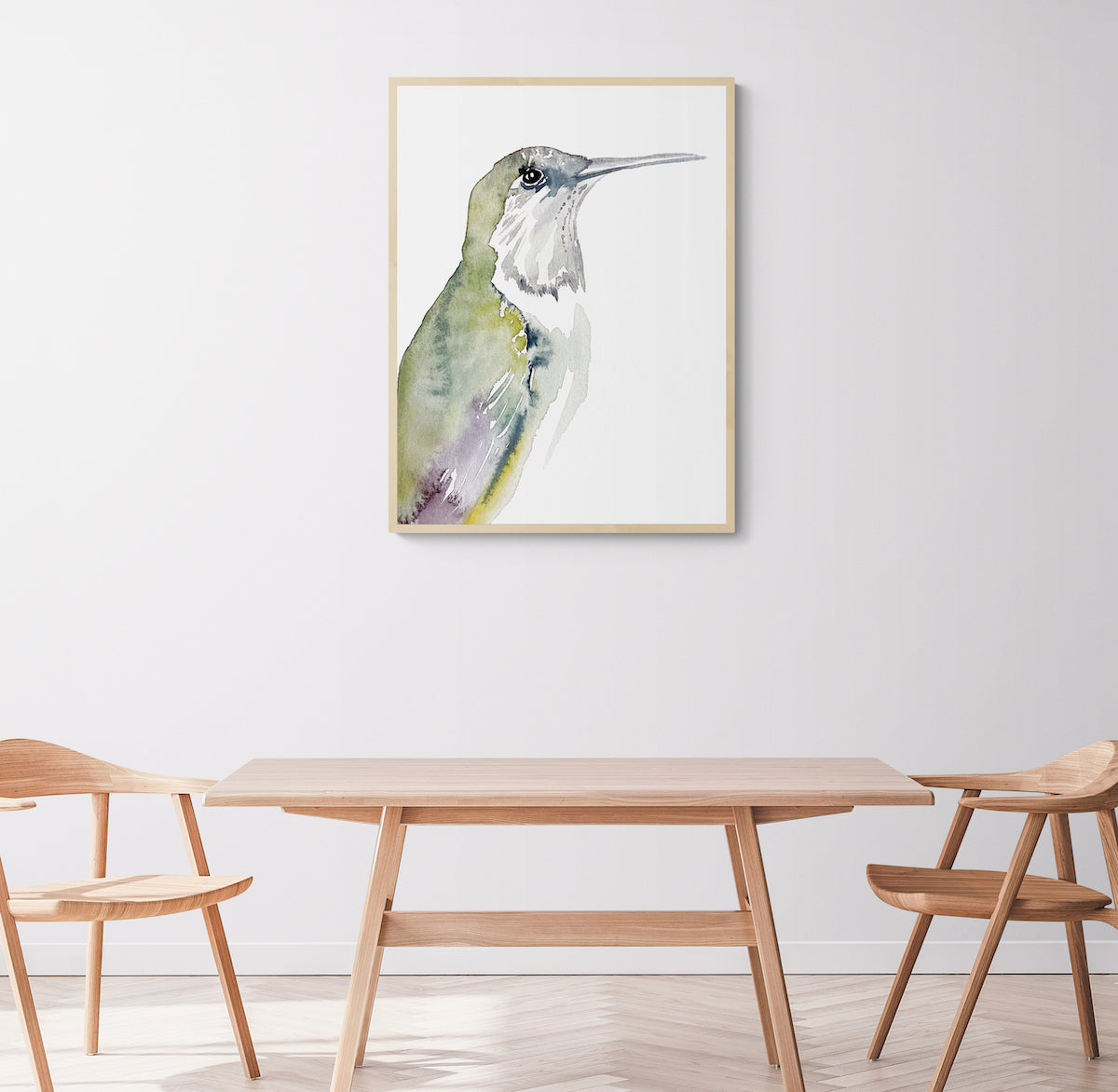 Hummingbird - Original Watercolor Wildlife Bird Painting – Elizabeth ...
