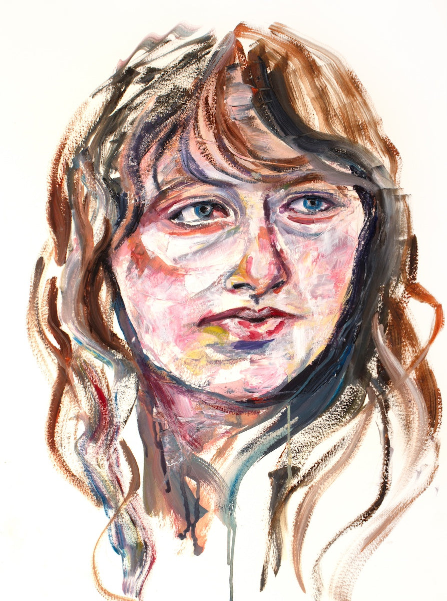 Observe - Original Portrait Oil Painting – Elizabeth Becker Art