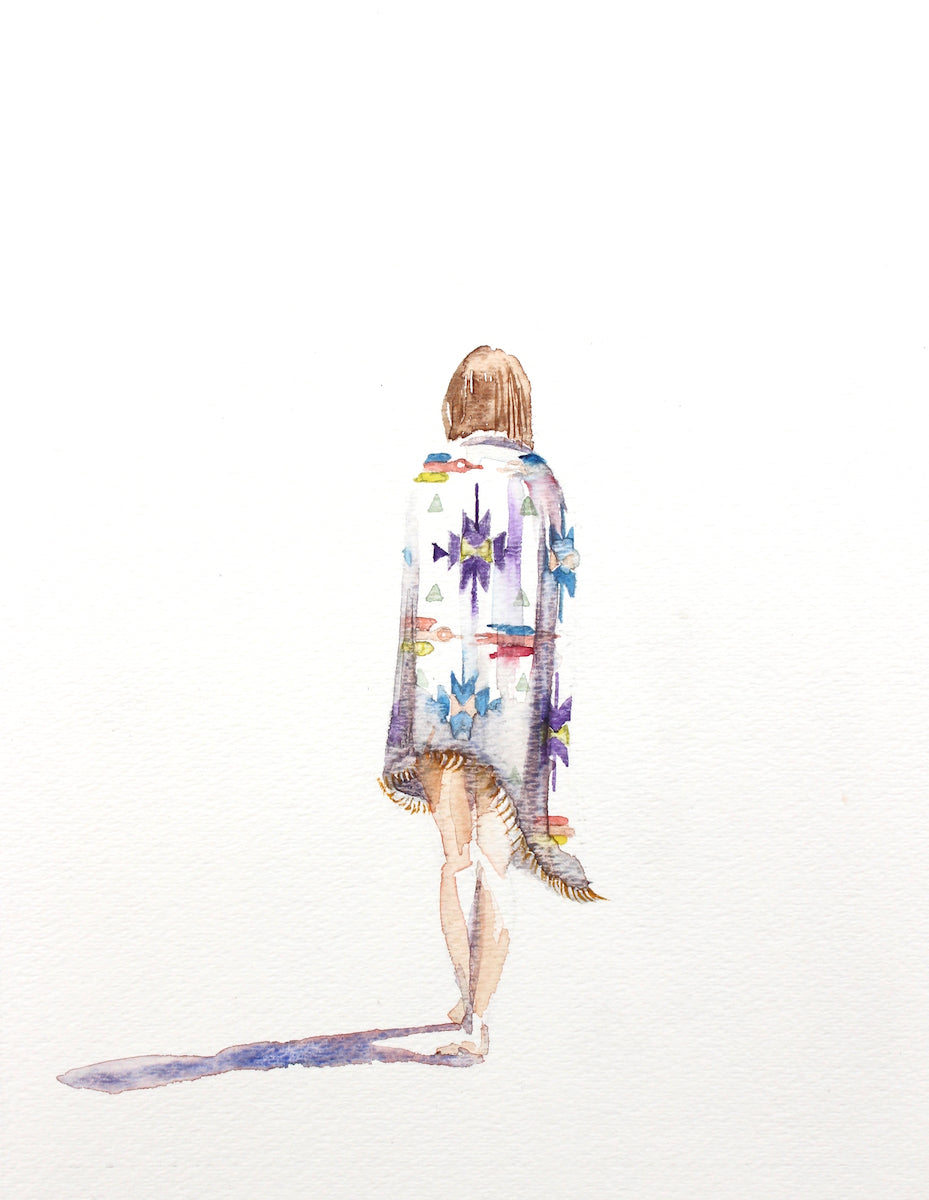 Journey - Original Watercolor Figure Painting – Elizabeth Becker Art
