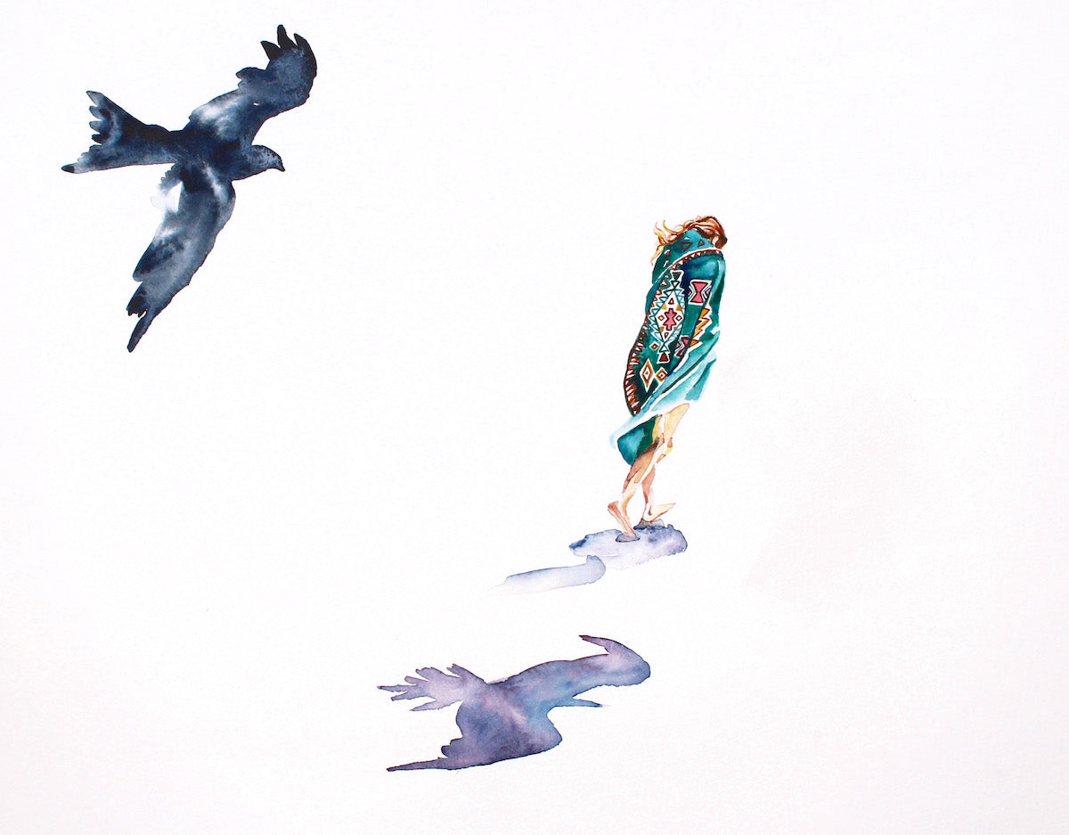 Traverse - Original Watercolor Figure Painting – Elizabeth Becker Art